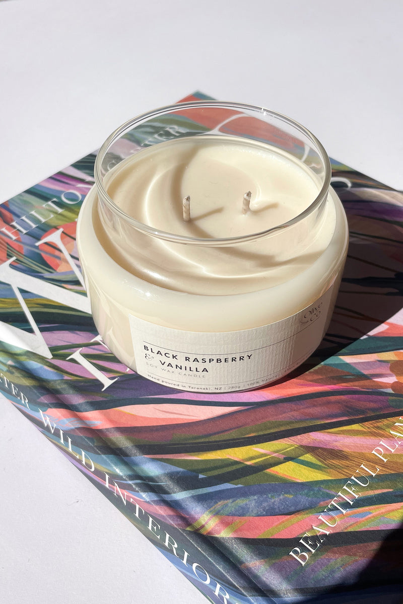 Black Raspberry & Vanilla – Olive & Co Candles | Soy Wax Candles